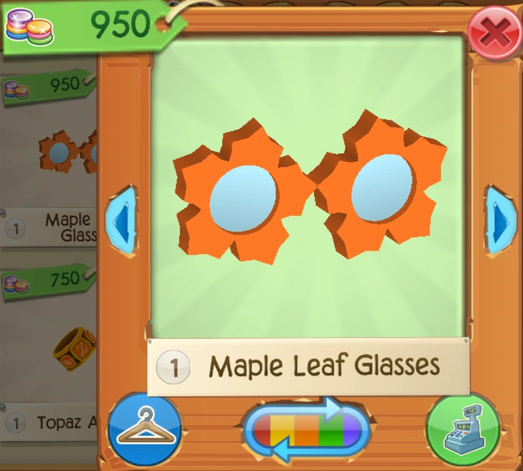 Maple Leaf Glasses | Animal Jam Wiki | Fandom
