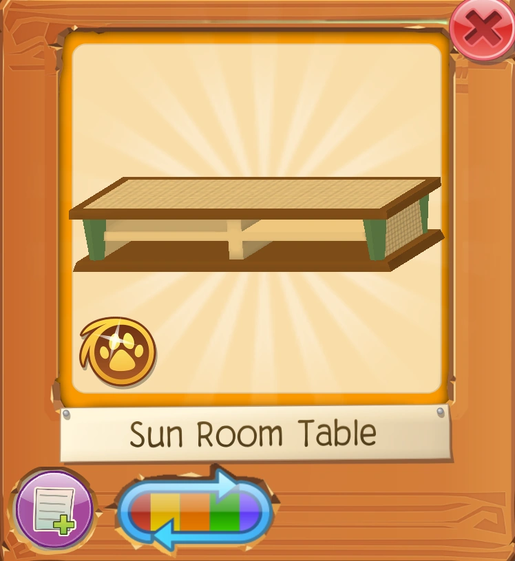 Sun Room Table | Animal Jam Wiki | Fandom