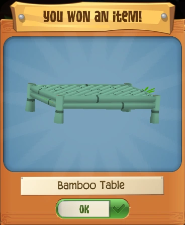 Bamboo Table | Animal Jam Wiki | Fandom