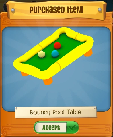 Bouncy Pool Table | Animal Jam Wiki | Fandom