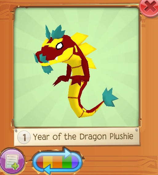 Year of the Dragon Plushie | Animal Jam Wiki | Fandom