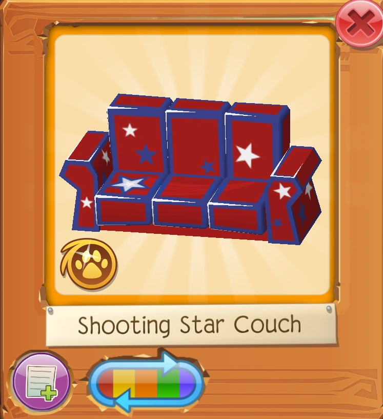 Shooting Star Couch | Animal Jam Wiki | Fandom