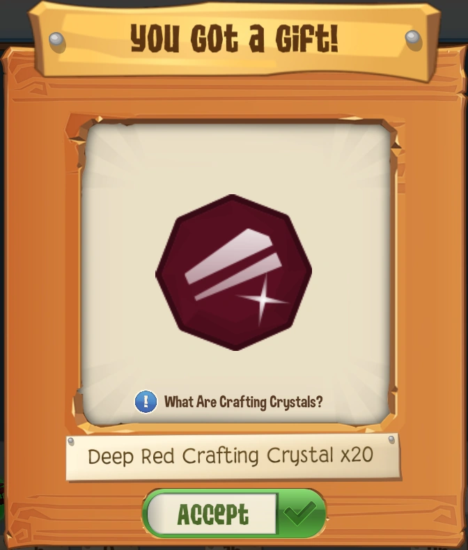 Deep Red Crafting Crystal | Animal Jam Wiki | Fandom
