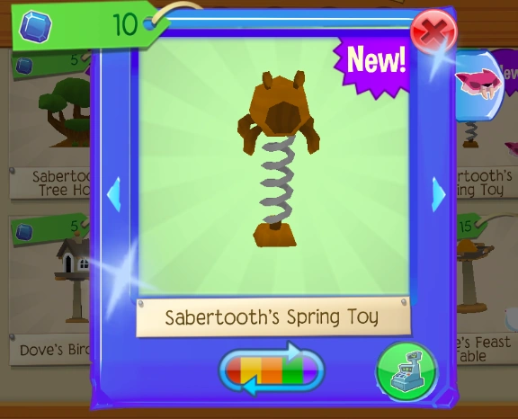 Sabertooth's Spring Toy | Animal Jam Wiki | Fandom