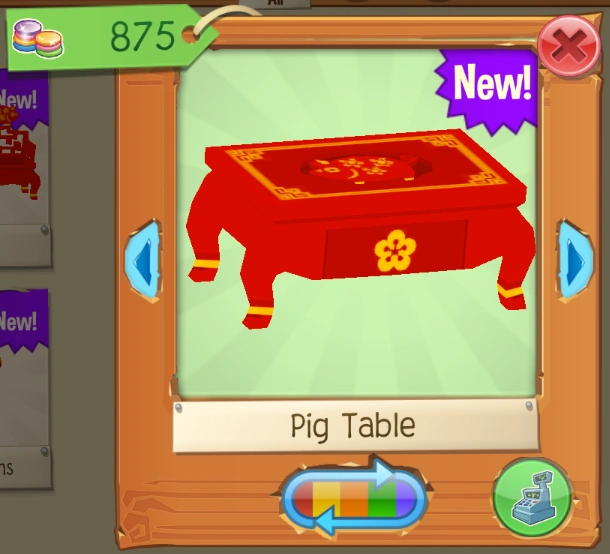 Pig Table | Animal Jam Wiki | Fandom