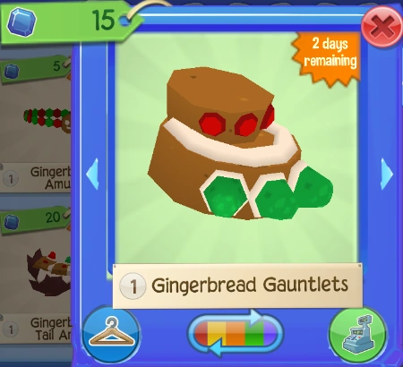 Gingerbread Gauntlets | Animal Jam Wiki | Fandom