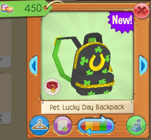 Pet Lucky Day Backpack | Animal Jam Wiki | Fandom