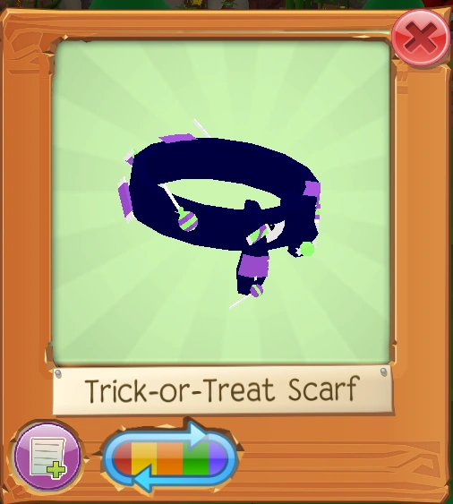 Trick-or-Treat Scarf | Animal Jam Wiki | Fandom