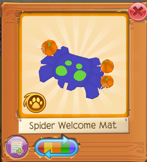 Spider Welcome Mat | Animal Jam Wiki | Fandom
