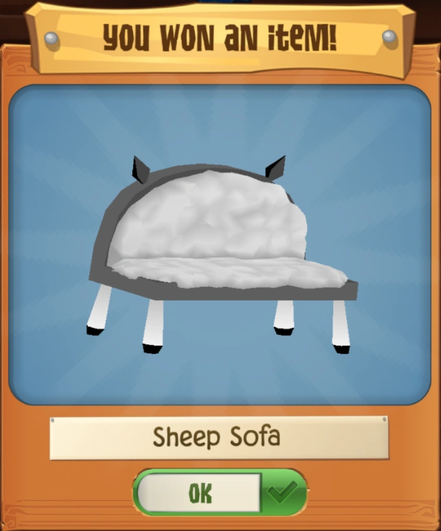 Sheep Sofa | Animal Jam Wiki | Fandom