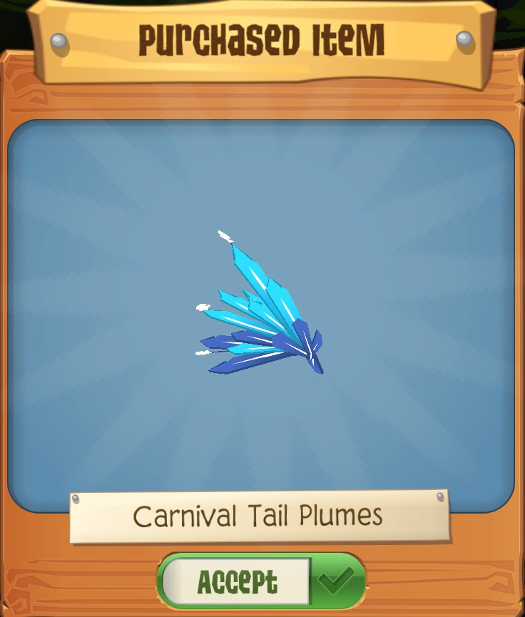 Carnival Tail Plumes | Animal Jam Wiki | Fandom