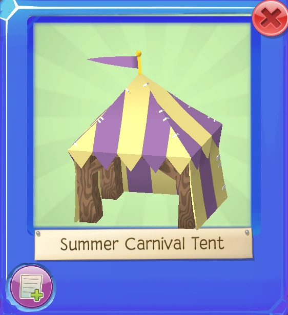 Summer Carnival Tent | Animal Jam Wiki | Fandom