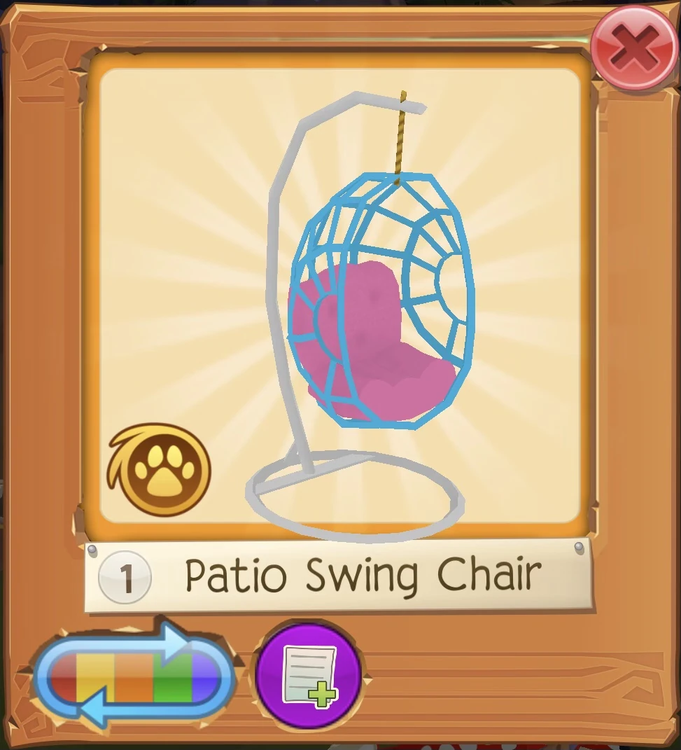 Patio Swing Chair | Animal Jam Wiki | Fandom