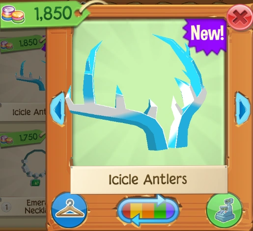 Icicle Antlers | Animal Jam Wiki | Fandom