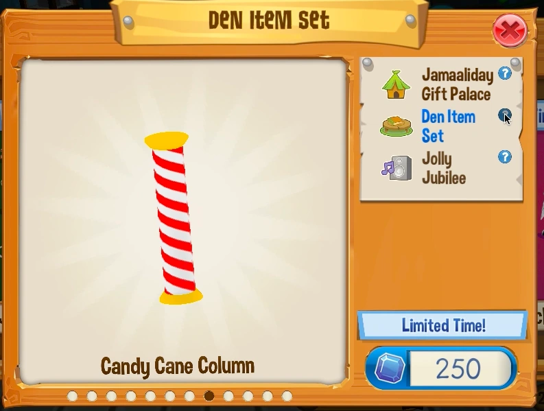 Candy Cane Column | Animal Jam Wiki | Fandom