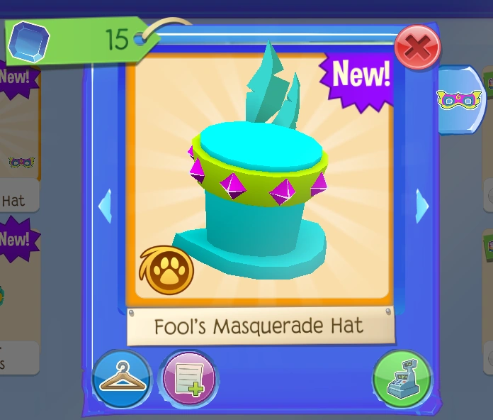 Fool's Masquerade Hat | Animal Jam Wiki | Fandom