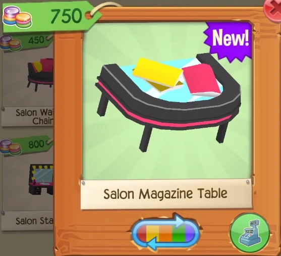 Salon Magazine Table | Animal Jam Wiki | Fandom