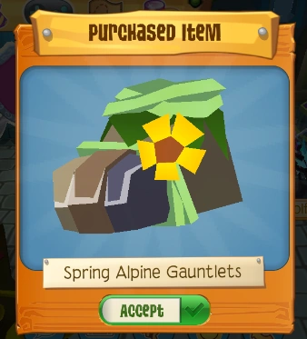 Spring Alpine Gauntlets | Animal Jam Wiki | Fandom