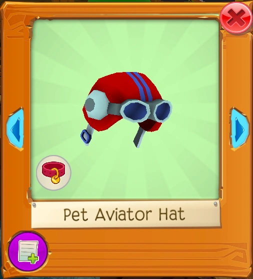 Pet Aviator Hat | Animal Jam Wiki | Fandom