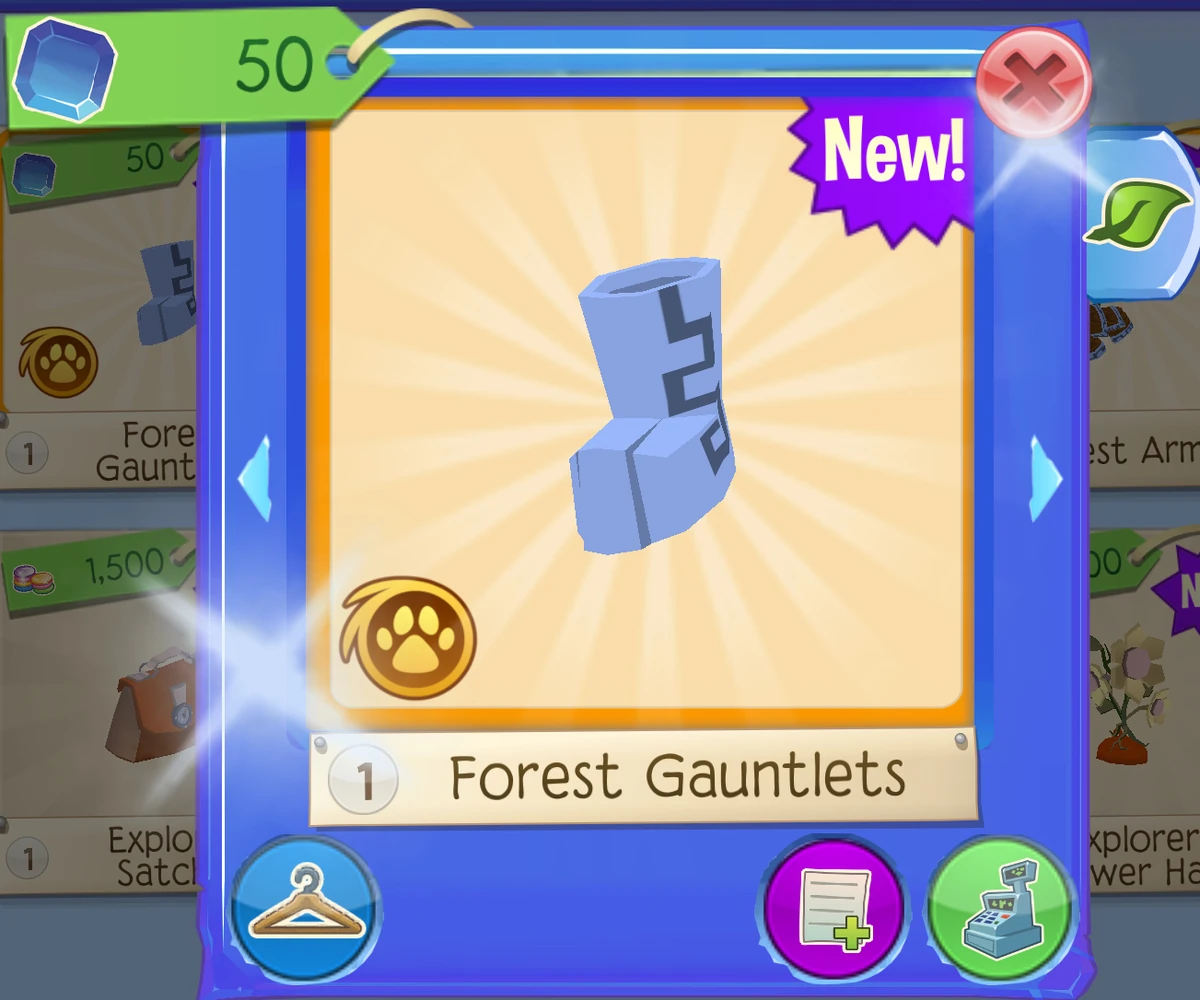 Forest Gauntlets | Animal Jam Wiki | Fandom