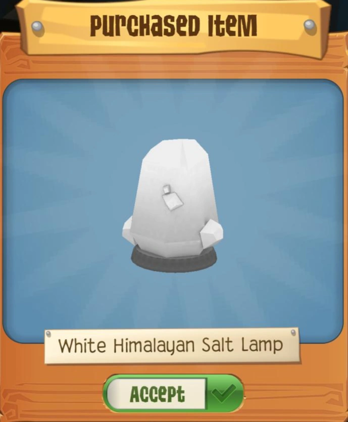 White Himalayan Salt Lamp | Animal Jam Wiki | Fandom