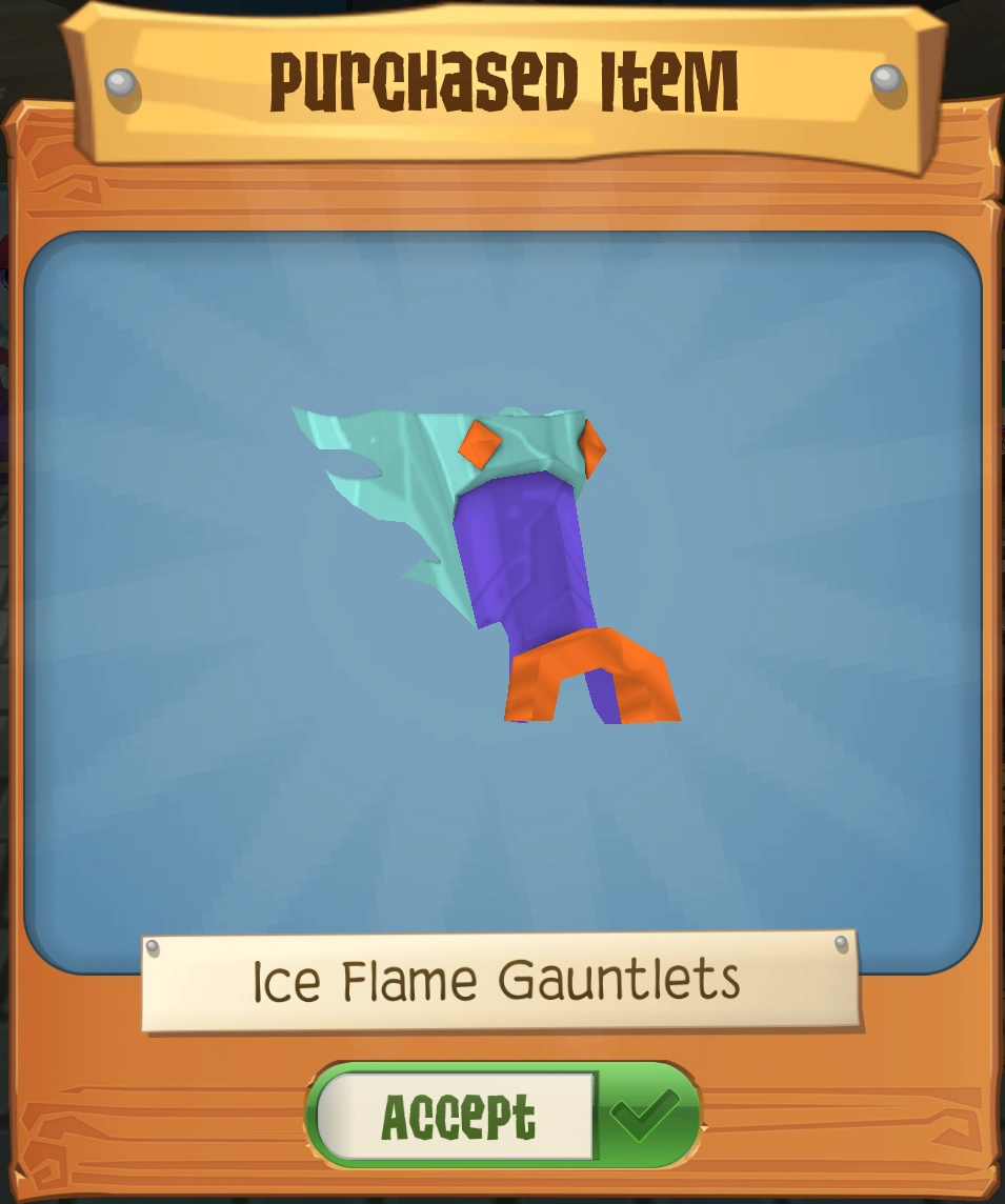 Ice Flame Gauntlets | Animal Jam Wiki | Fandom