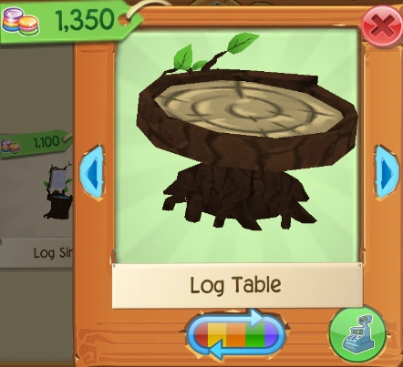 Log Table | Animal Jam Wiki | Fandom
