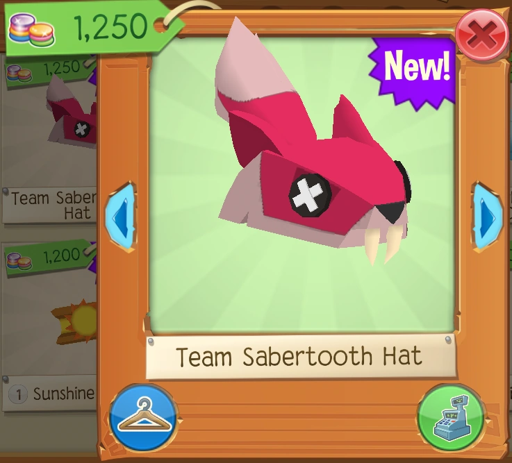 Team Sabertooth Hat | Animal Jam Wiki | Fandom