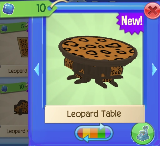Leopard Table | Animal Jam Wiki | Fandom