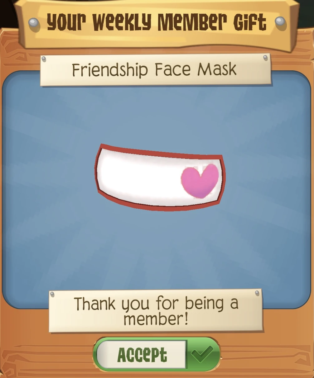 Friendship Face Mask | Animal Jam Wiki | Fandom