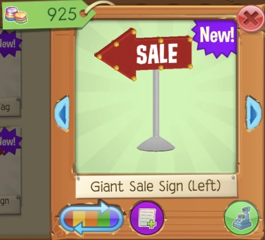 Giant Sale Sign (Left) | Animal Jam Wiki | Fandom