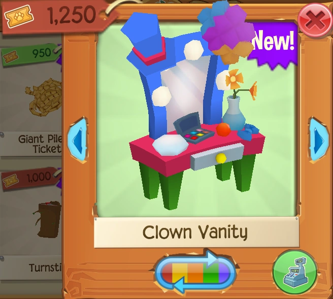 Clown Vanity | Animal Jam Wiki | Fandom