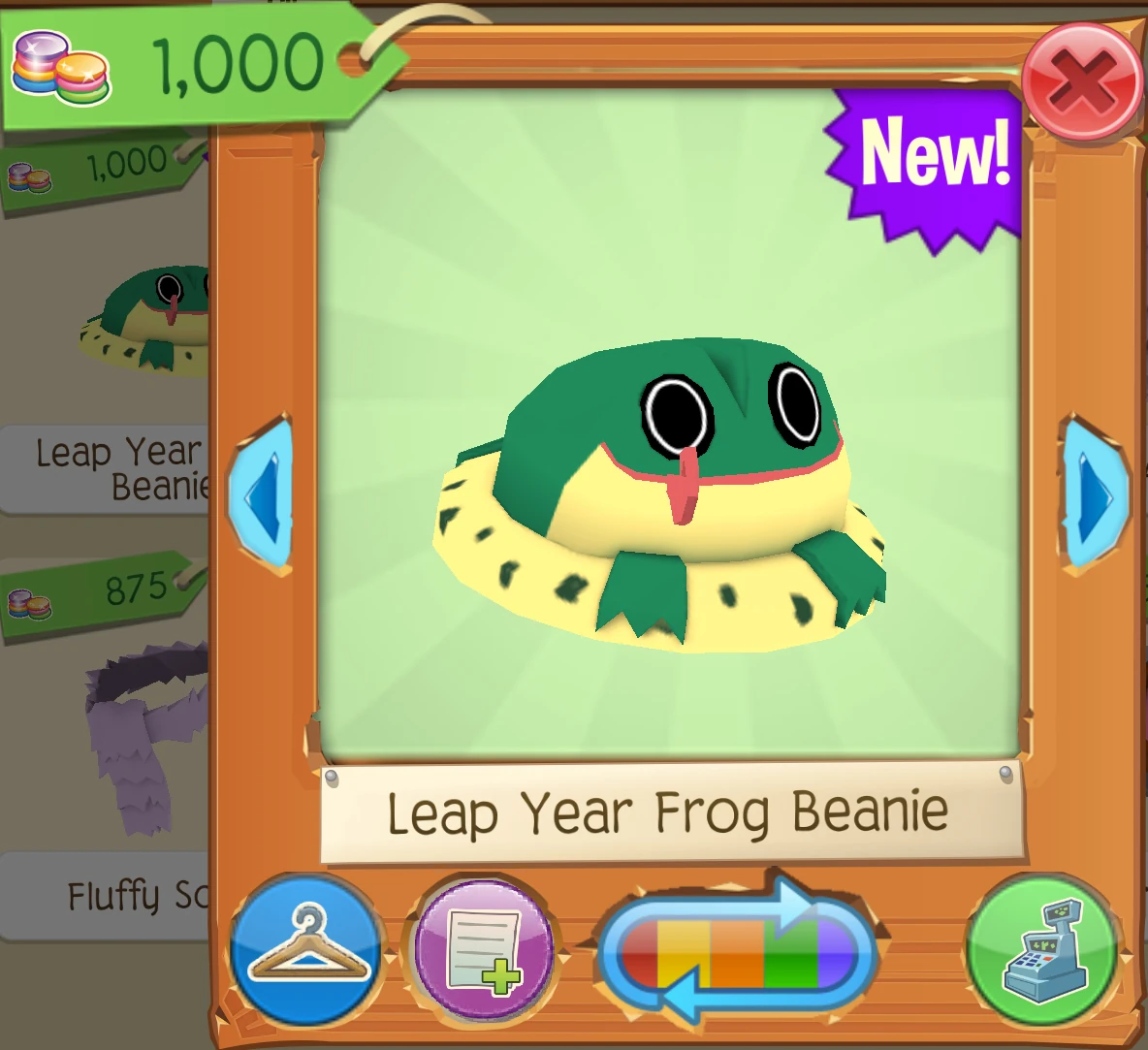 Leap Year Frog Beanie | Animal Jam Wiki | Fandom
