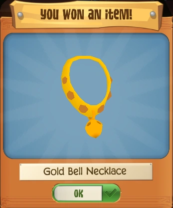 Gold Bell Necklace | Animal Jam Wiki | Fandom