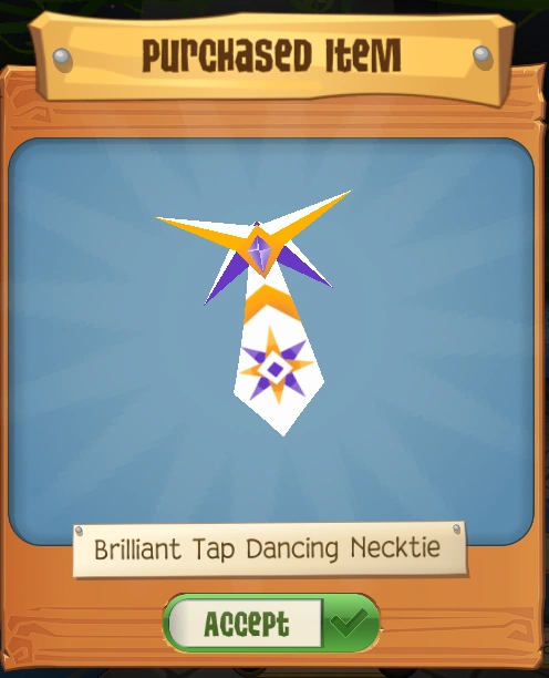 Brilliant Tap Dancing Necktie | Animal Jam Wiki | Fandom