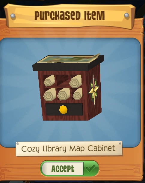 Cozy Library Map Cabinet | Animal Jam Wiki | Fandom