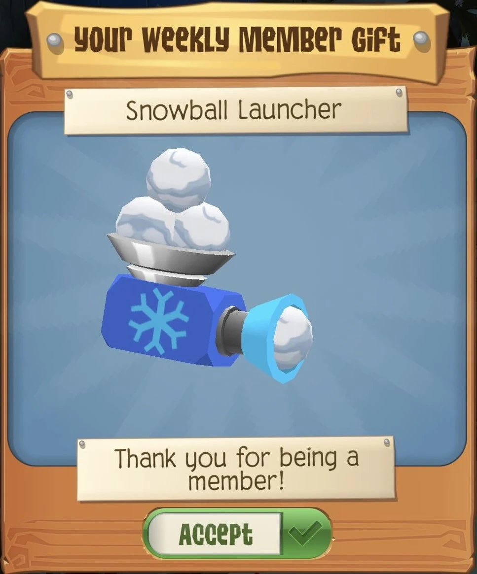 Snowball Launcher | Animal Jam Wiki | Fandom