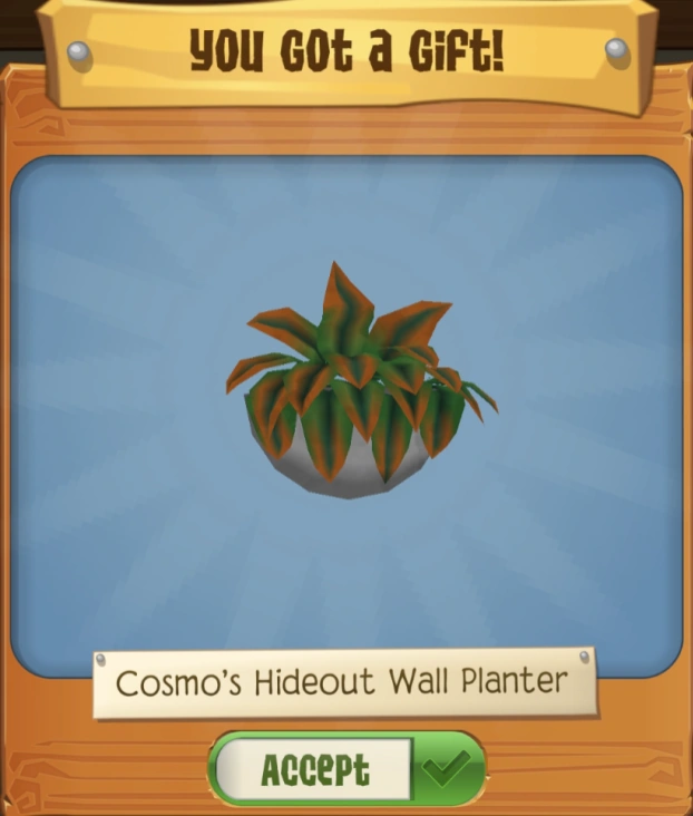 Cosmo's Hideout Wall Planter | Animal Jam Wiki | Fandom