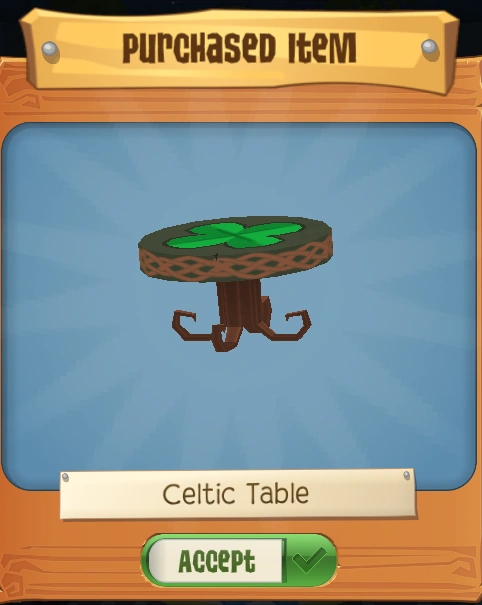 Celtic Table | Animal Jam Wiki | Fandom