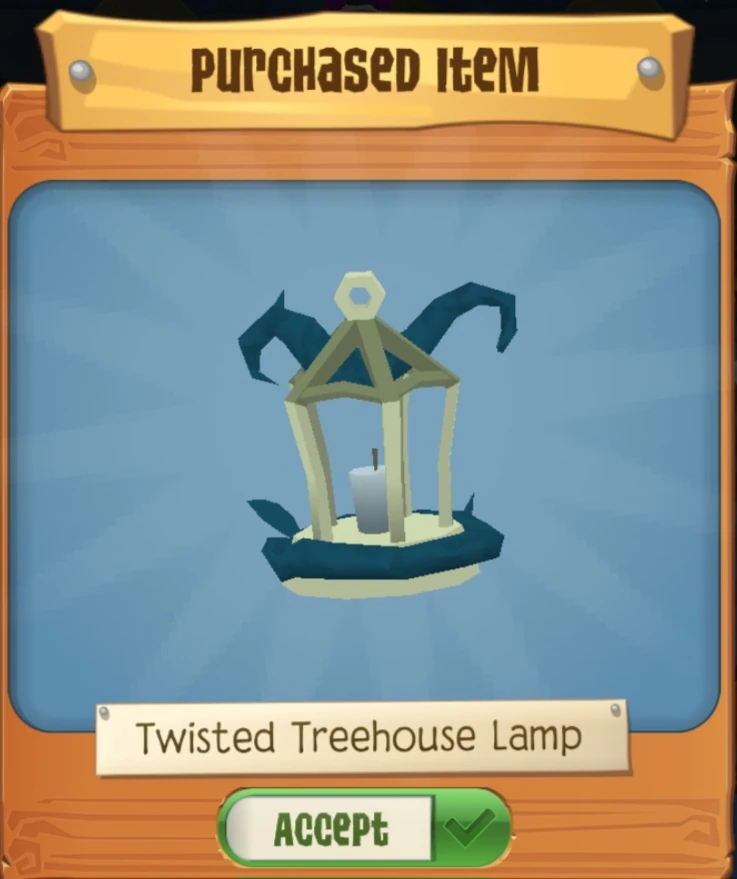 Twisted Treehouse Lamp | Animal Jam Wiki | Fandom