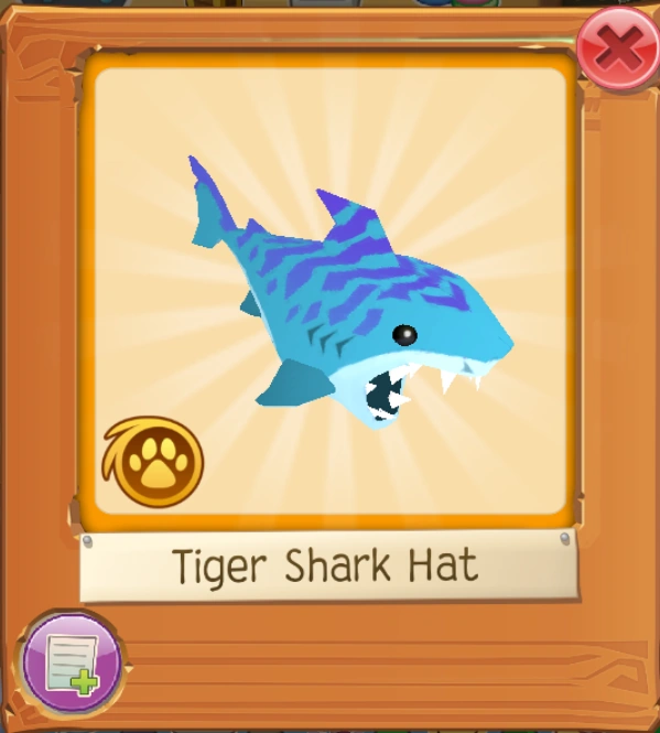 Tiger Shark Hat | Animal Jam Wiki | Fandom