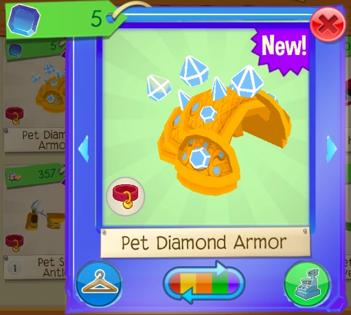 Pet Diamond Armor | Animal Jam Wiki | Fandom