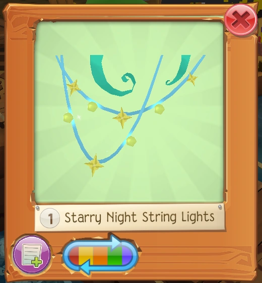 Starry Night String Lights/Unreleased | Animal Jam Wiki | Fandom