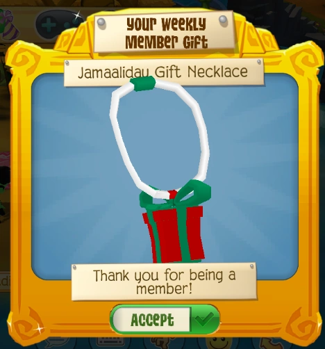 Jamaaliday Gift Necklace | Animal Jam Wiki | Fandom