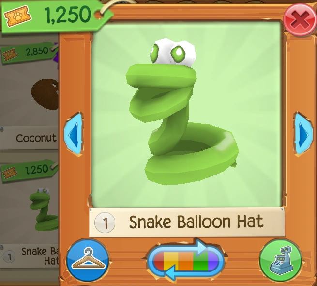 Snake Balloon Hat | Animal Jam Wiki | Fandom