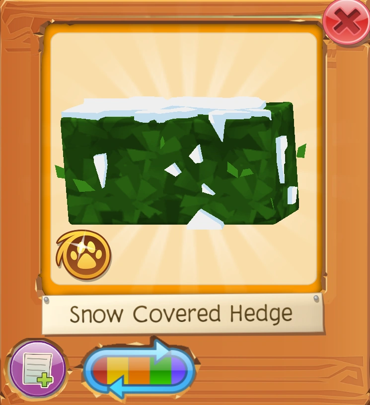 Snow Covered Hedge | Animal Jam Wiki | Fandom