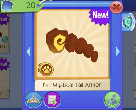 Fall Mystical Tail Armor | Animal Jam Wiki | Fandom