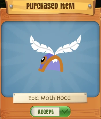 Epic Moth Hood | Animal Jam Wiki | Fandom