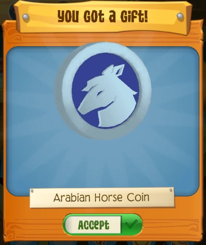 Arabian Horse Coin | Animal Jam Wiki | Fandom