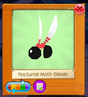 Nocturnal Moth Glasses | Animal Jam Wiki | Fandom